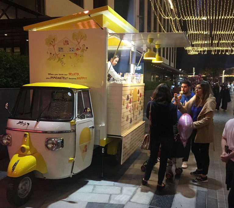 Fleet of Ice-Cream Piaggio Ape reaches the USA | DRI DRI