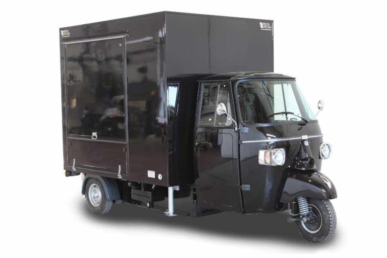Piaggio Ape Food Trucks for Sale | Conversion of Piaggio Ape Car